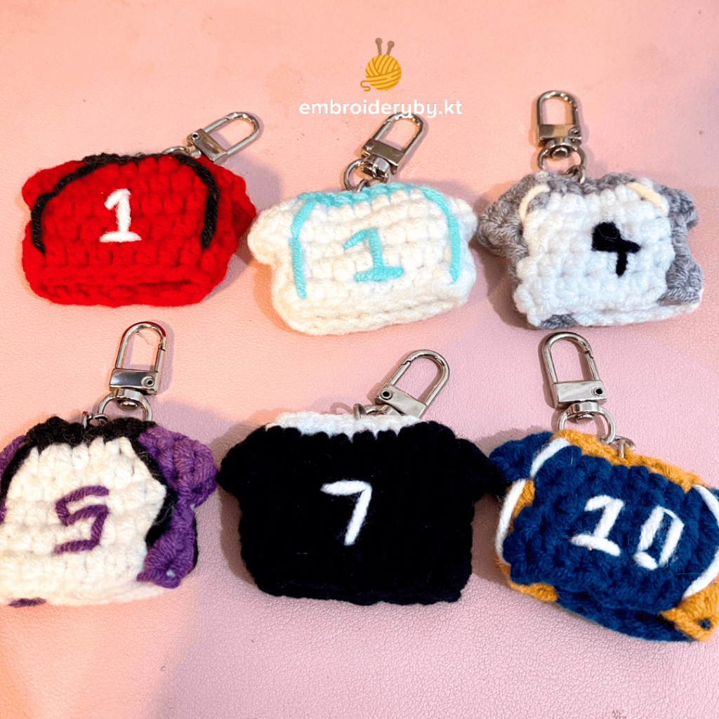 Jual Haikyuu Jersey Crochet Keychain / Volleyball | Shopee Indonesia