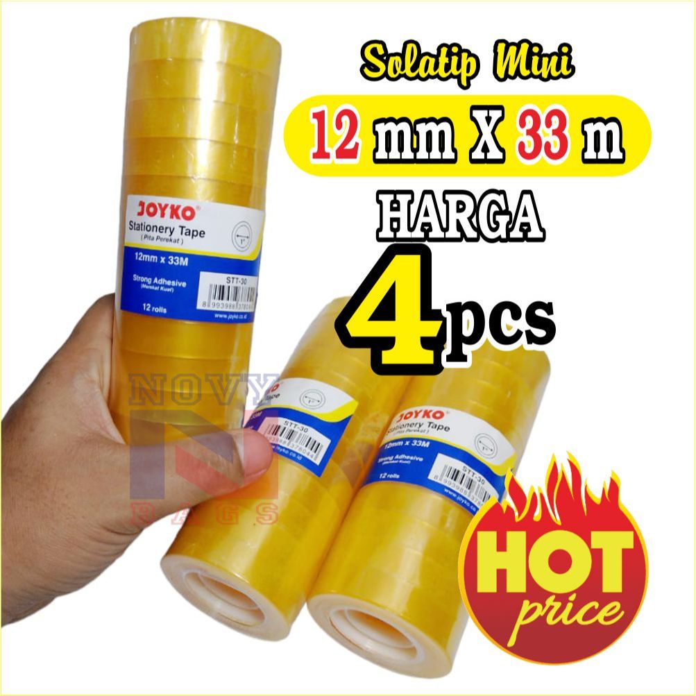Jual Stationery Tape SOLATIP KECIL JOYKO SOLATIP MINI Pita Perekat ...