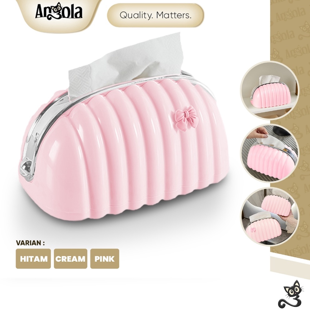 Jual Hot Sell ANGOLA Kotak Tisu Mini Pouch Pink Pastel D82 Tissue Box ...