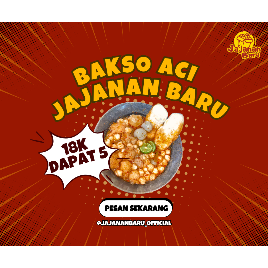 Jual Baso aci instan paket 5 bungkus isi komplit - pedas - bakso aci ...