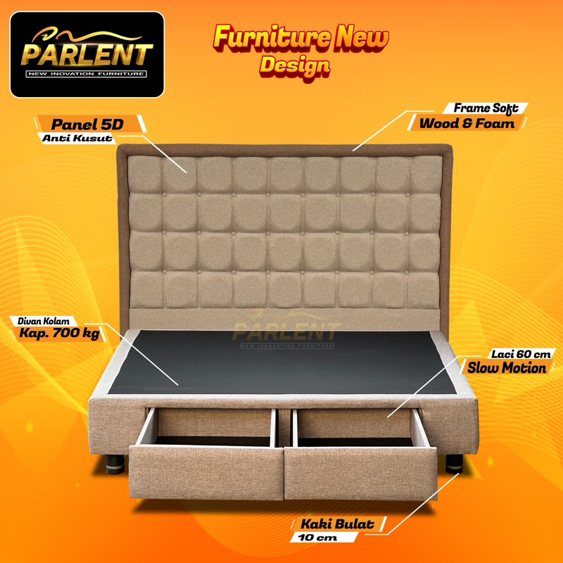 Jual Divan minimalis/ divan laci dipan laci dipan kasur divan box. Bed ...