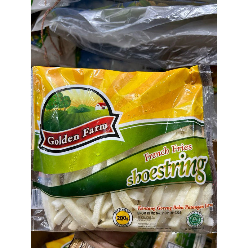 Jual Kentang Golden Farm French Fries shoestring 200 gram | Shopee ...