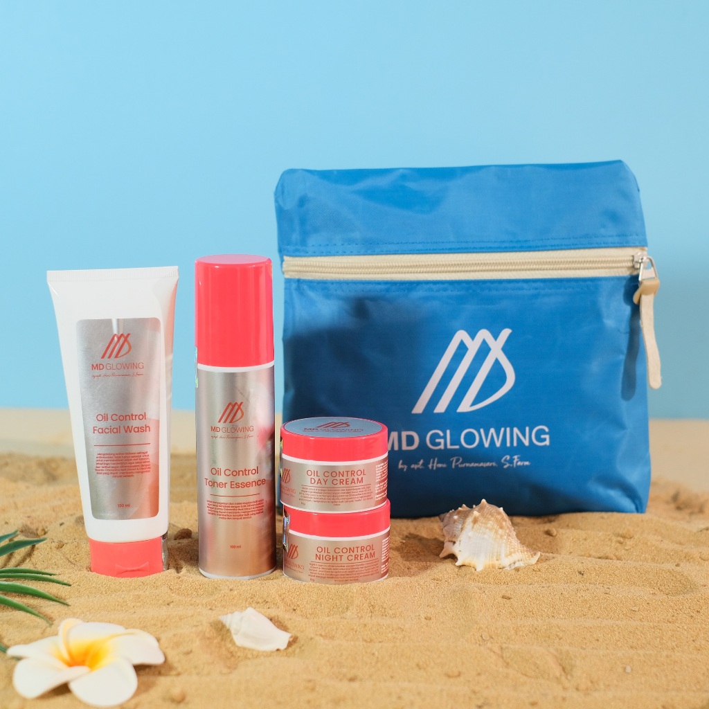 Jual PAKET OIL CONTROL Glowing - Skincare Brightening by MDGlowing / MD ...