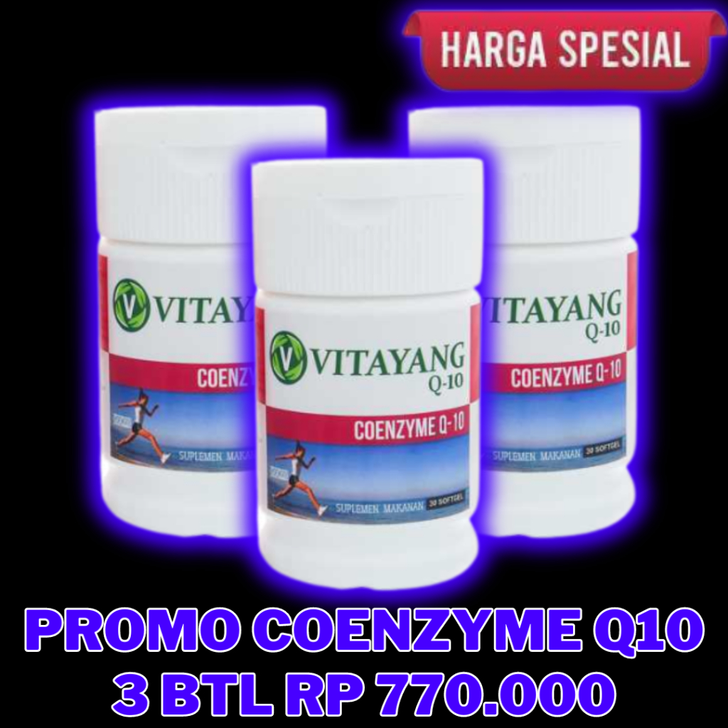 Jual Vitayang Coenzyme Q10 Suplemen Untuk Menjaga Elastisitas Kontraksi ...