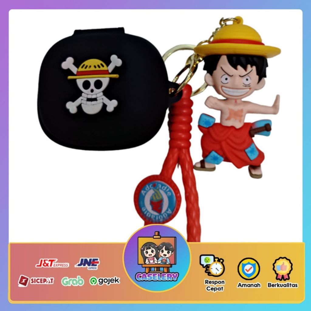 Jual [R50i] Case Karakter Soundcore R50i Anker One Piece Luffy Hitam ...