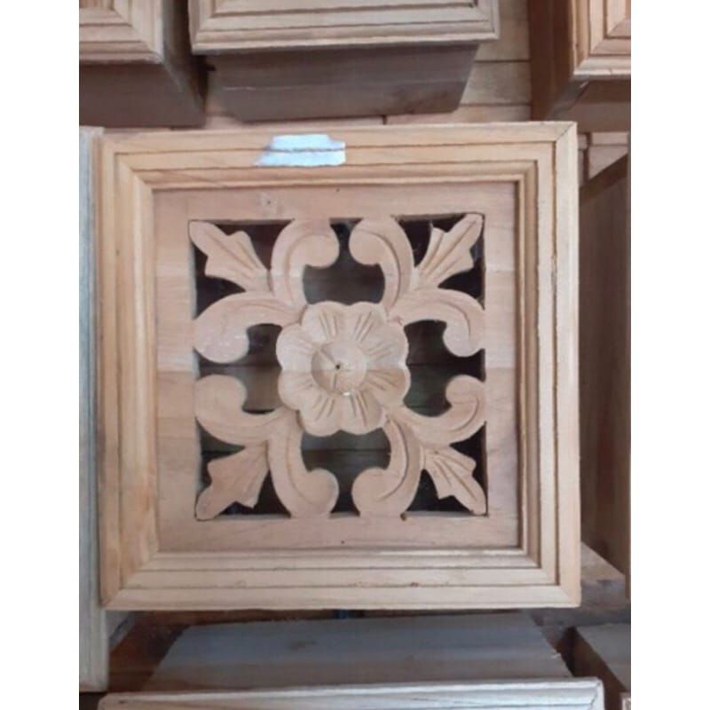 Jual Loster kayu jati 20 x 20 motif ukir dan minimalis | Shopee Indonesia