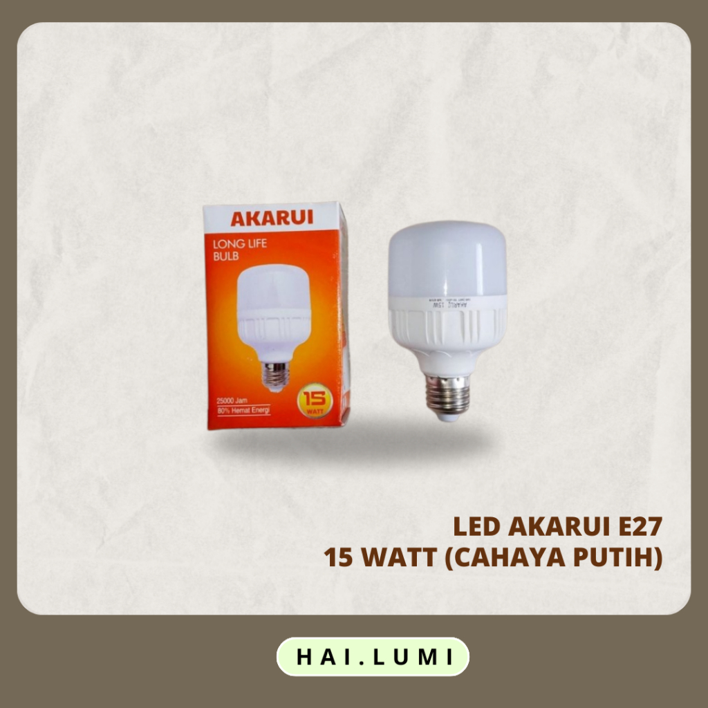 Jual LUMI - BOLA LAMPU LED WATT MURAH (PUTIH/WHITE) RUMAH KANTOR GUDANG ...