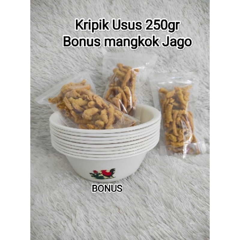 Jual KRIPIK USUS KERIPIK USUS KEMASAN 250gr ENAK GURIH BERHADIAH BONUS ...