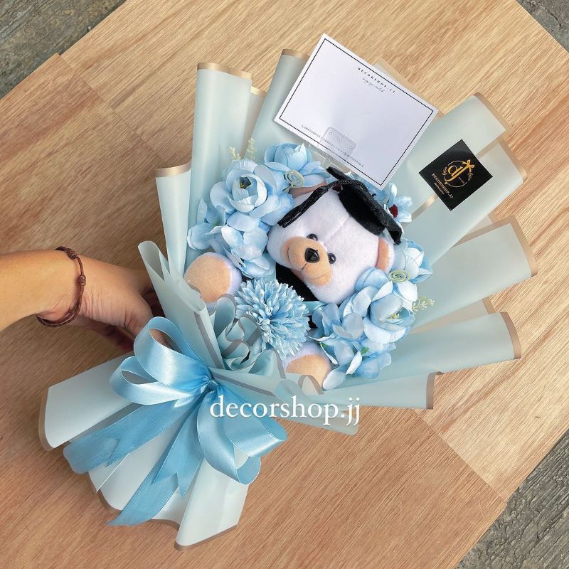 Jual Buket Bunga Boneka Wisuda / Buket Bunga / Buket Wisuda Bouquet ...