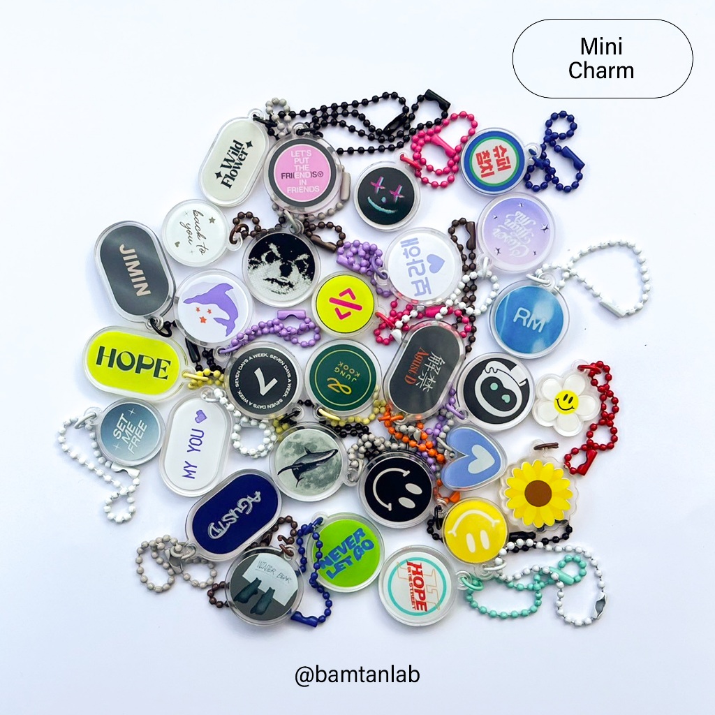 Jual [PRE-ORDER] CAHOL MINI CHARM ACRYLIC + BALLCHAIN by @bamtanlab ...