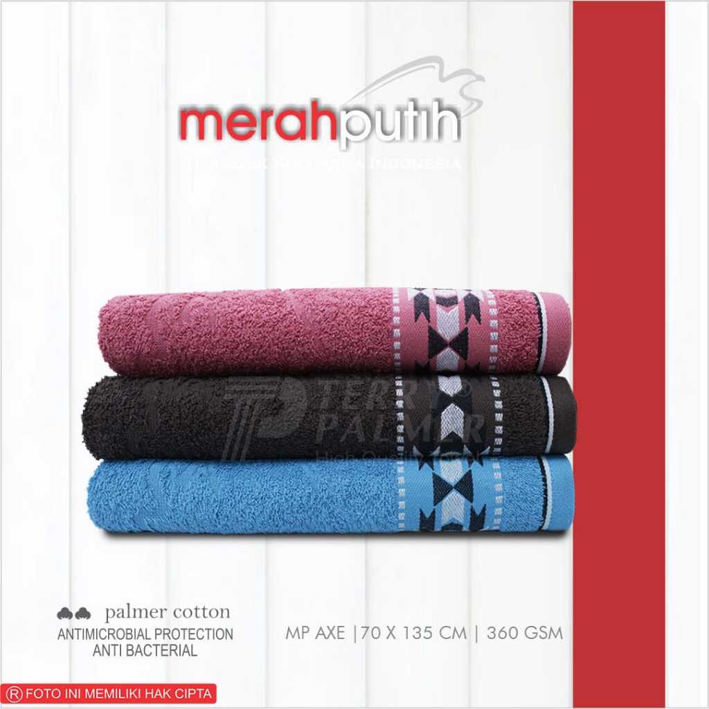 Jual Handuk Merah Putih Axe 50x100 & 70x135 Dewasa / Handuk Mandi Towel ...