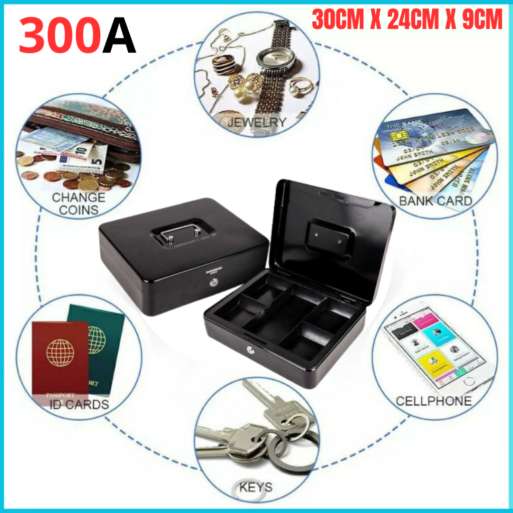 Jual COD Cepat TaffGUARD BOX 300A / 30CM X 24CM X 9CM Kotak Brankas ...