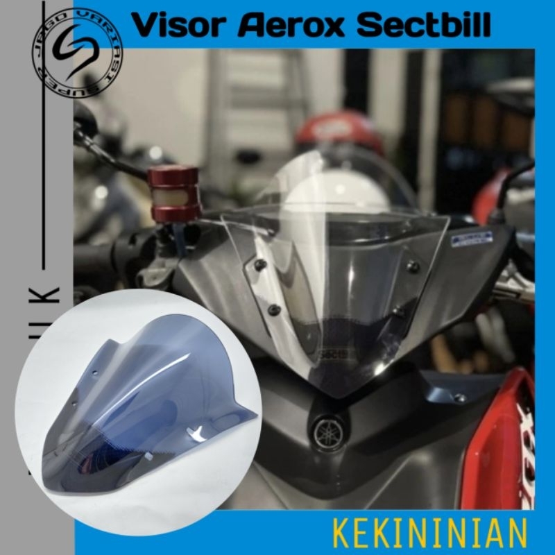 Jual Visor Windshield Aerox Sectbill Jenong Motif Carbon V2 Smoke ...