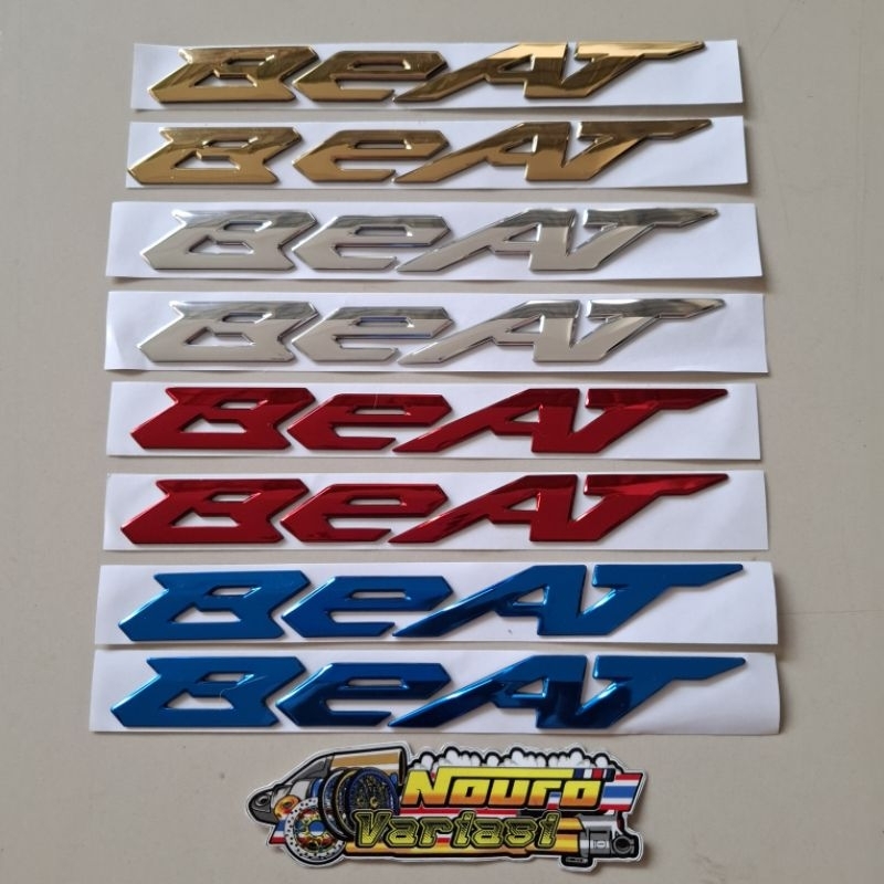 Jual Emblem Honda beat new 2019 2020 stiker timbul berkualitas terbaik ...