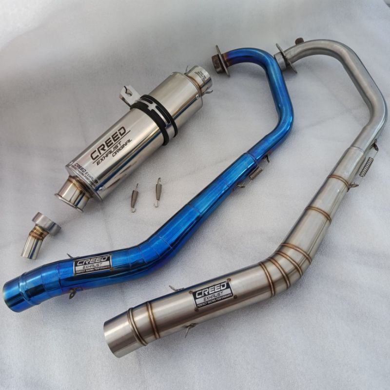 Jual Creed exhaust 100% original, Ds1+db killer, knalpot racing untuk ...