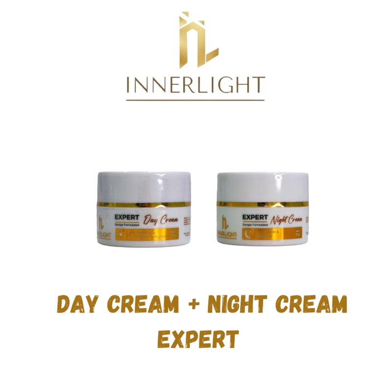 Jual DAY CREAM + NIGHT CREAM INNERLIGHT, expert,glasskin,acne spot ...