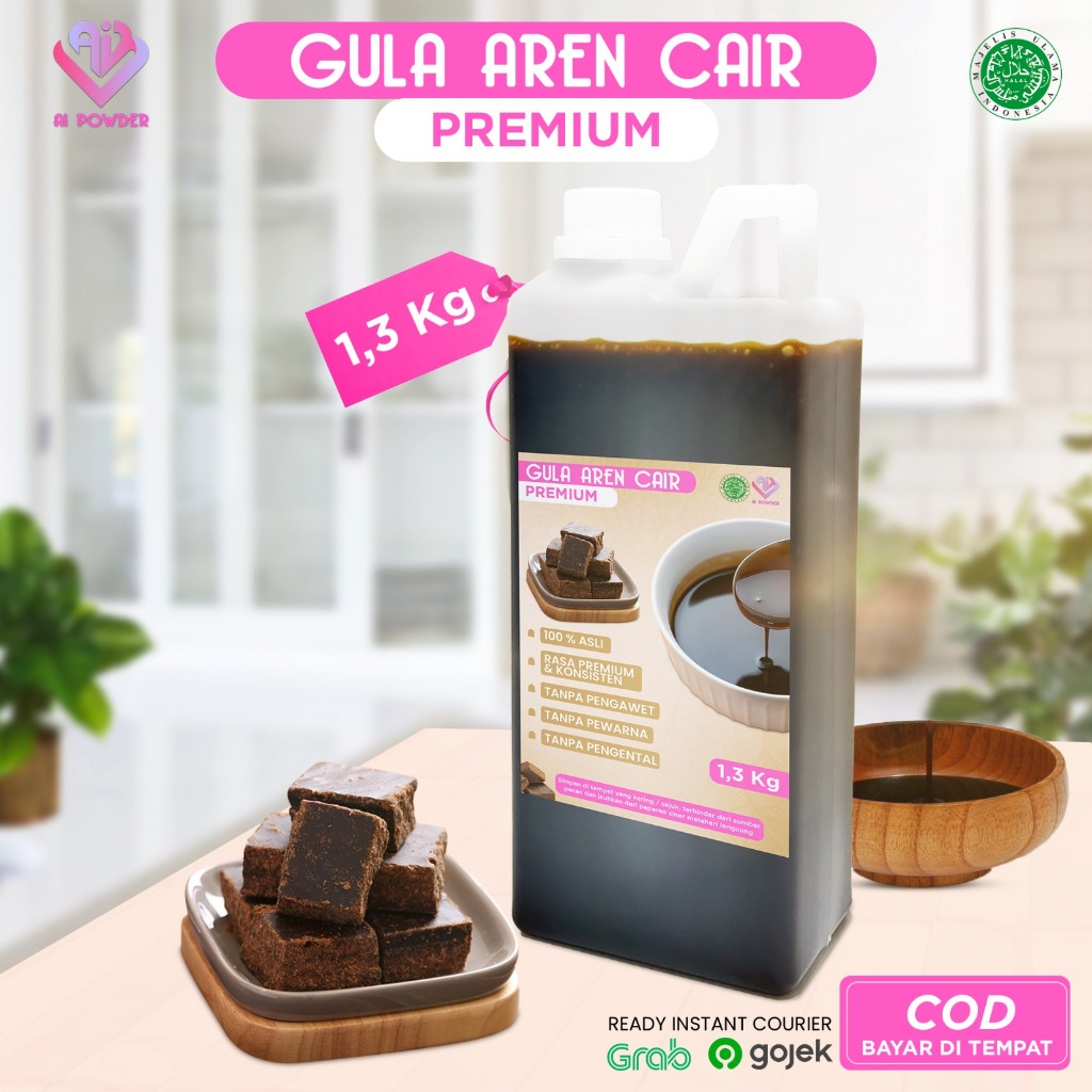 Jual Gula Aren Cair Asli Brown Sugar Pure Liquid Premium 1.3Kg | Shopee ...
