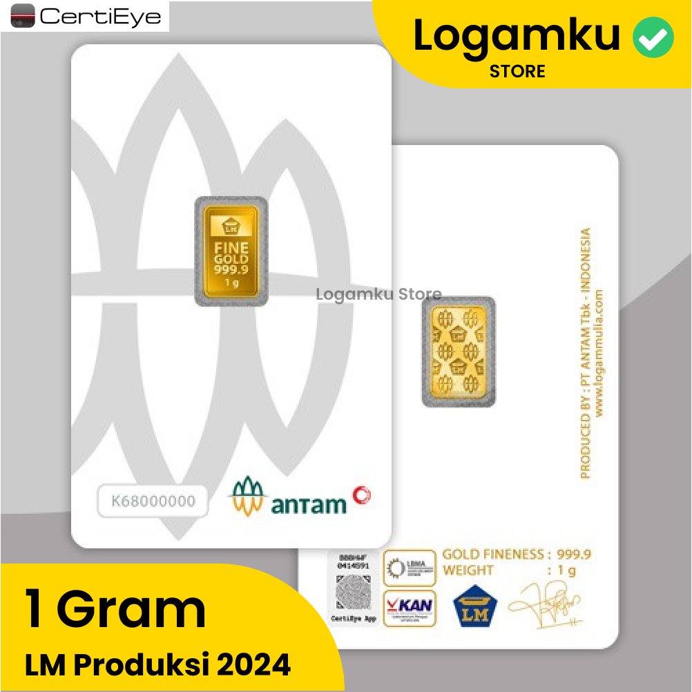 Jual Logam Mulia Emas ANTAM - LM 1 Gram | Shopee Indonesia