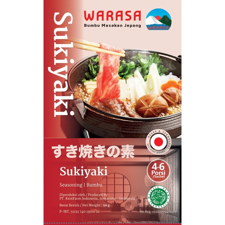 Jual Bumbu masak instan Instant steamboat suki sukiyaki halal Warasa 50 ...