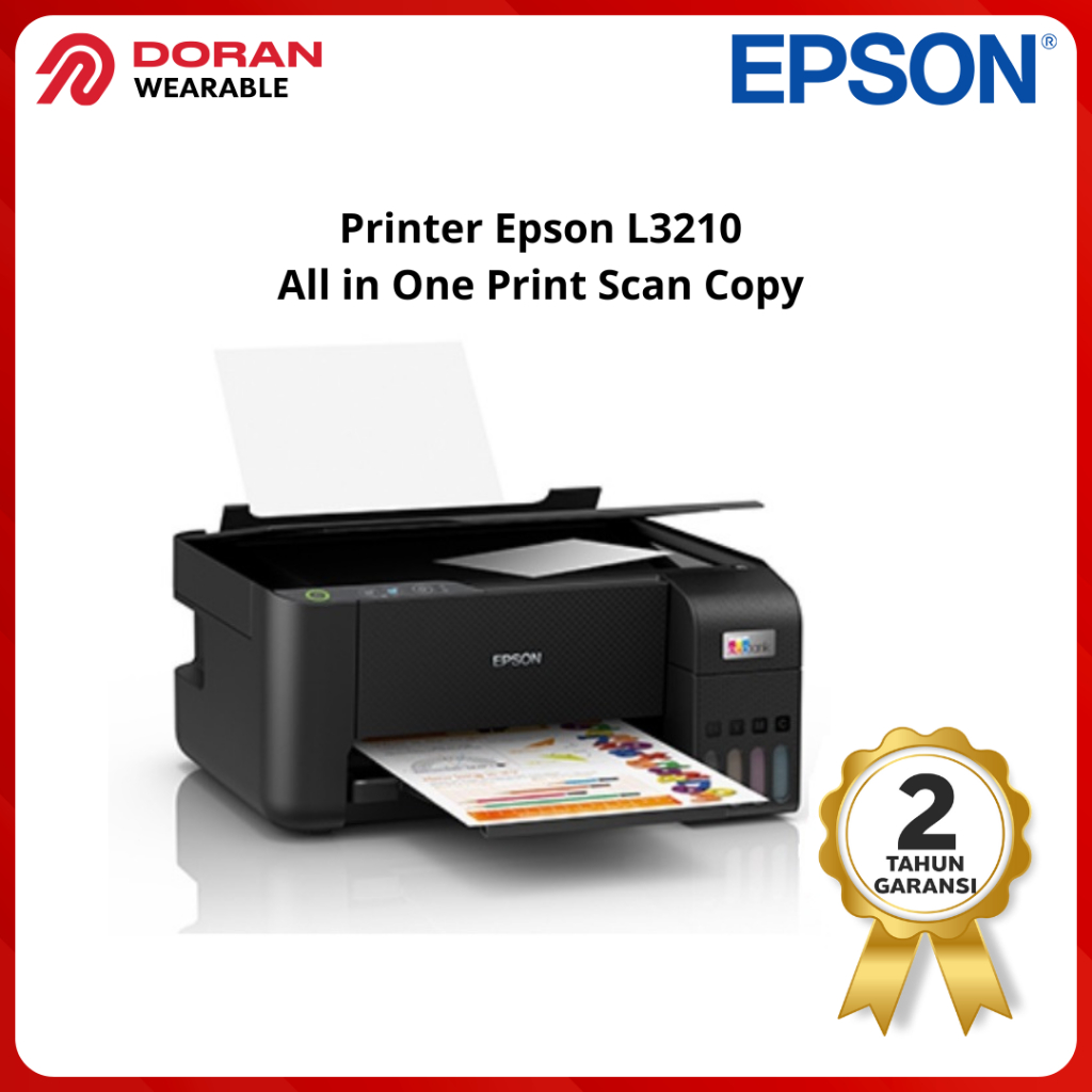 Jual Printer Epson Ecotank L3210 All in One Print Scan Copy - Garansi Resmi 2 Tahun | Shopee ...