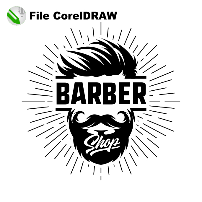 Jual Logo Barber File CorelDraw | Shopee Indonesia
