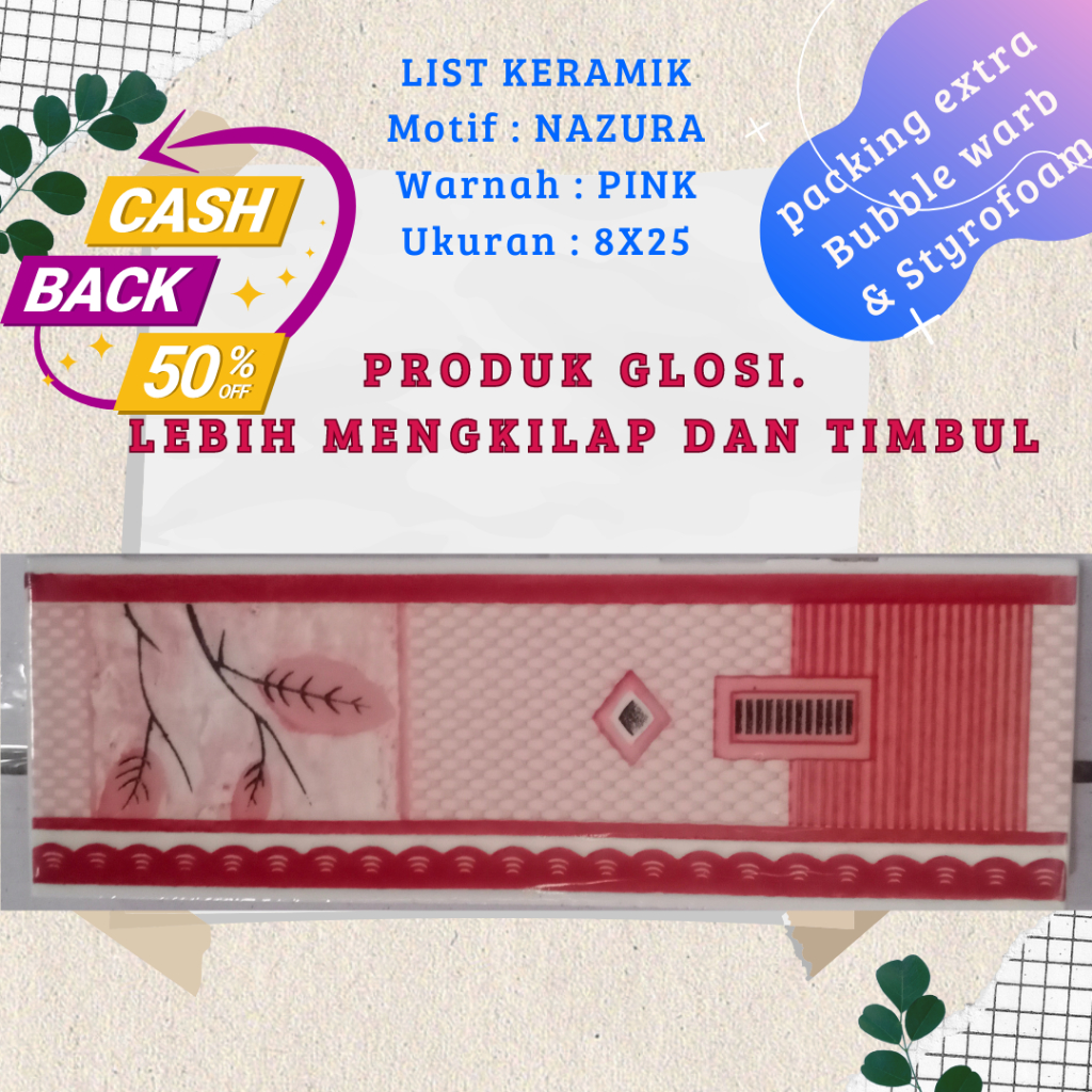 Jual best seller list keramik minimalis ukuran 8x25 / list keramik ...