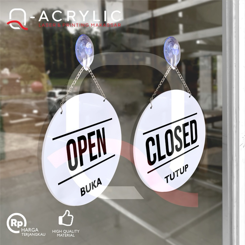 Jual Akrilik Open Close | Acrylic Open Close | Sign Open Close | Papan ...