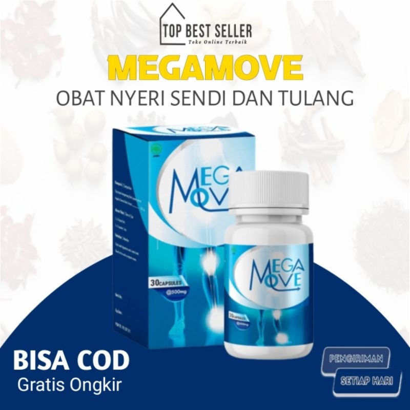 Jual Megamove Asli Original Obat Nyeri Sendi Ampuh (30 Kapsul) | Shopee Indonesia