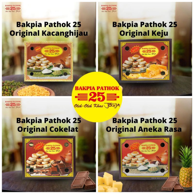 Jual Bakpia Pathok 25 Original - 100% Asli | Shopee Indonesia