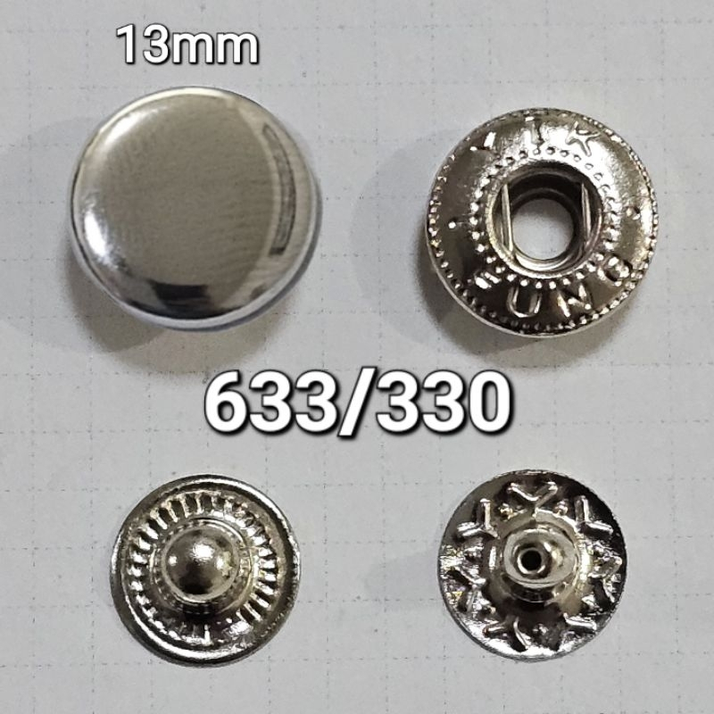 Jual Kancing Jepret Besi 330 @5 gros 13mm/1,3cm Kancing Cetet/Snap ...