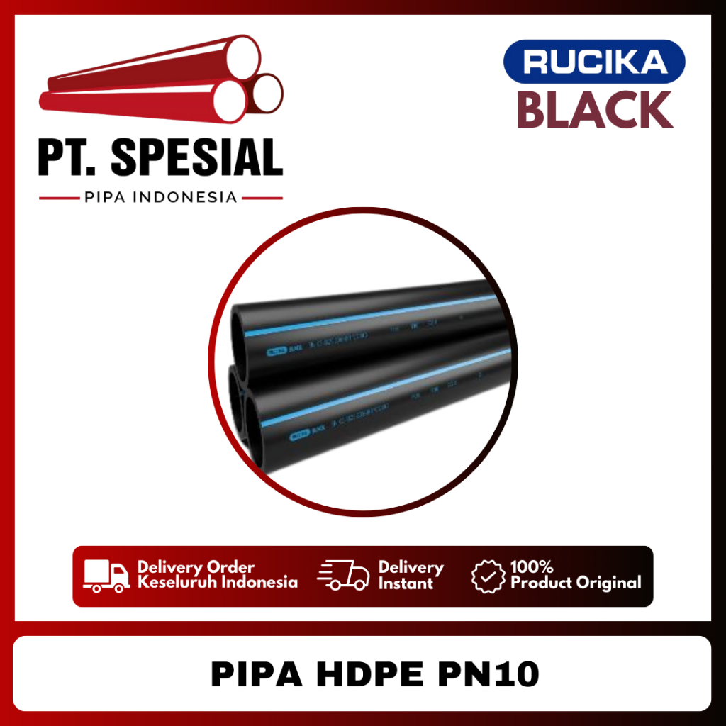 Jual Pipa HDPE PN10 DN50 - 1 1/2" Rucika Roll 100 Meter - 07 | Shopee ...