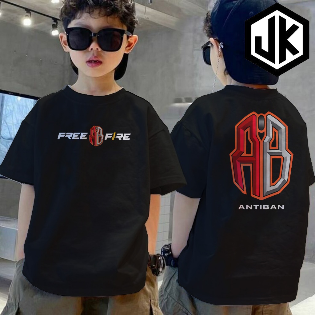 Jual Juragankaos Anak Motif FF FreeFire Squad Antiban- Kaos Anak Usia 1 ...