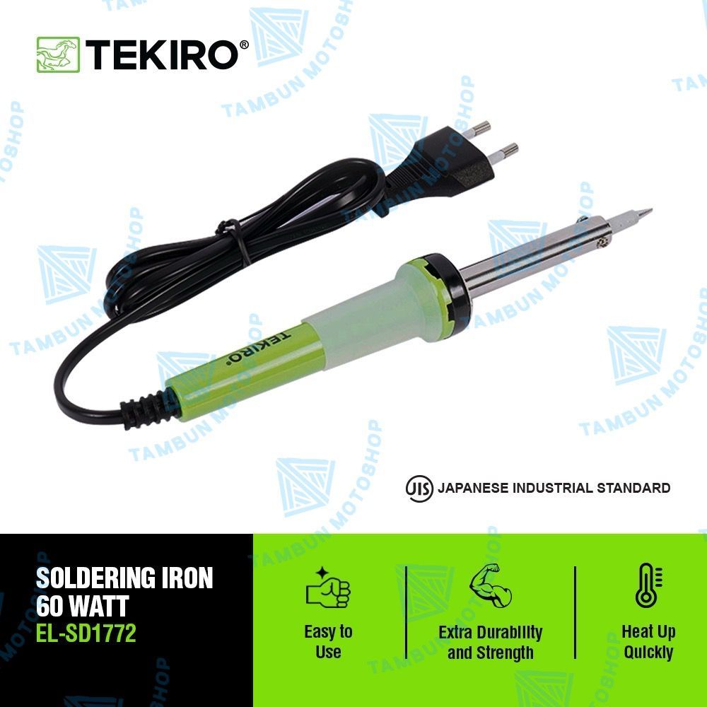 Jual Tekiro Solder Listrik 60 Watt | Soldering Iron Solder Model Lurus ...
