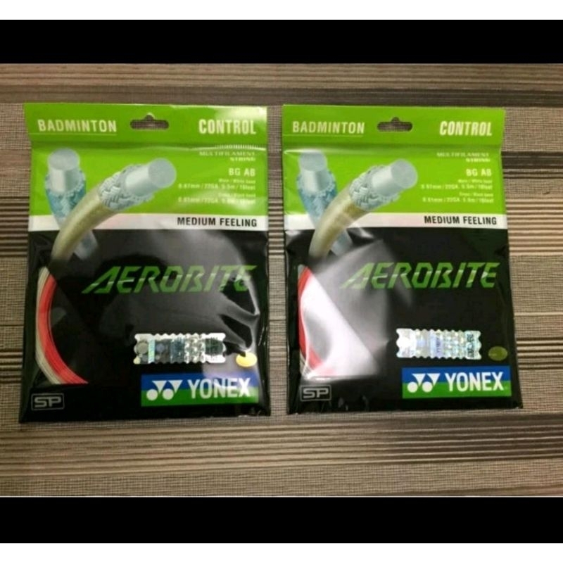 Jual Senar Badminton Yonex BG Aerobite Aero Bite AB Asli SP Original ...
