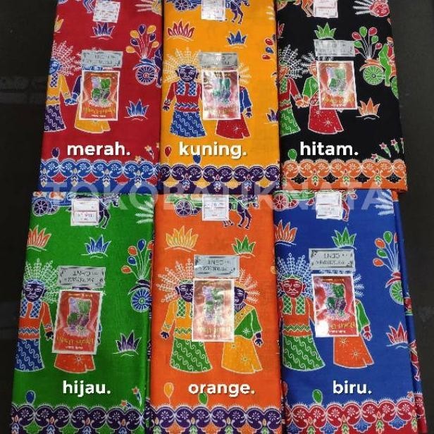 Jual Kain Panjang batik betawi Ondel Ondel. | Shopee Indonesia