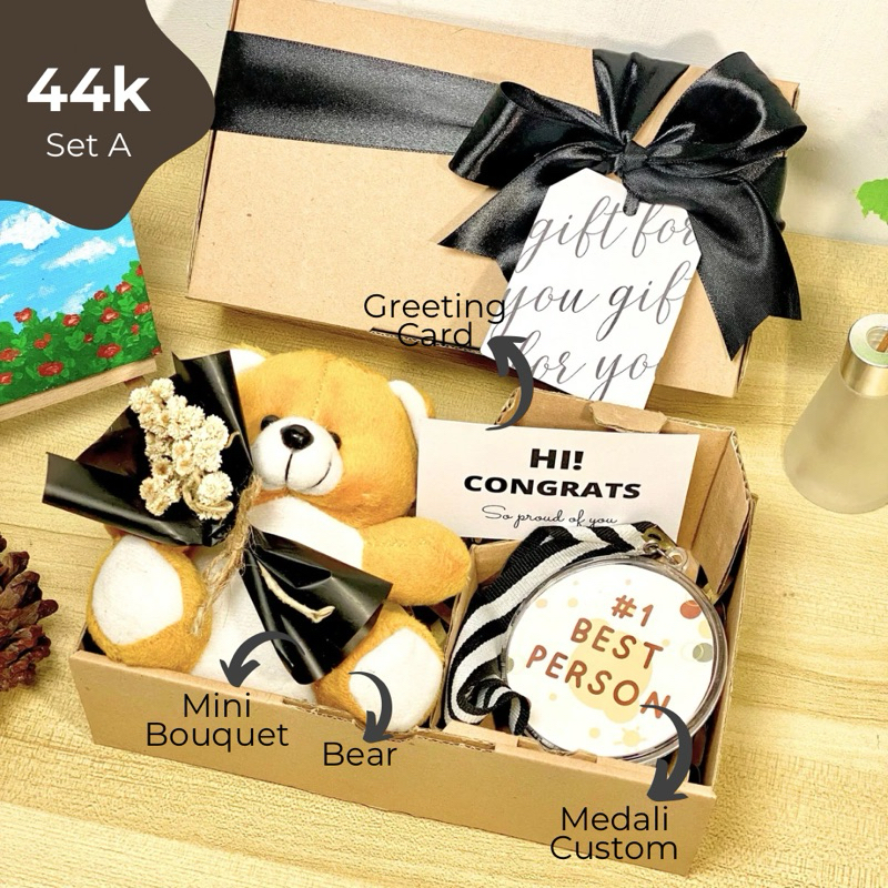 Jual sweet Giftbox for her • kado untuk cewek • hadiah boneka ...