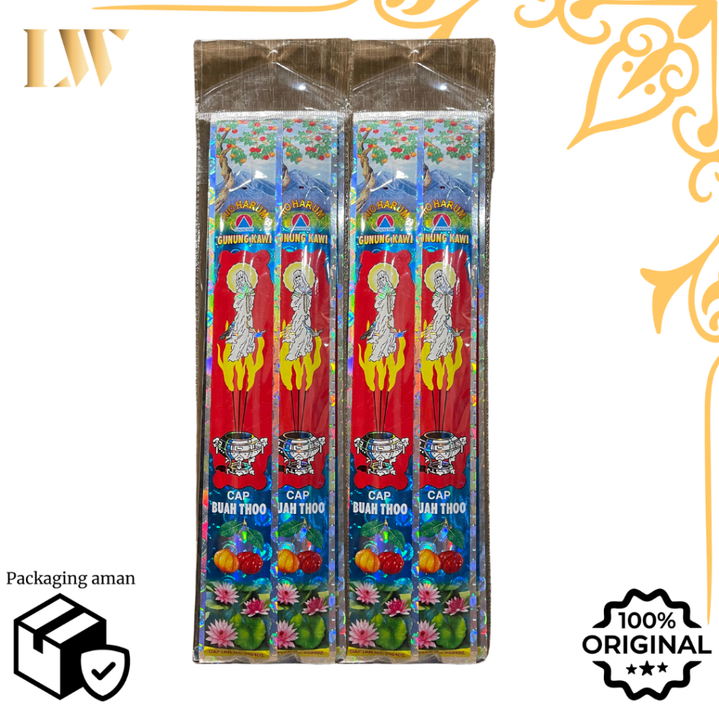 Jual (1PAK ISI 10 BUNGKUS) Dupa Stick Hio GUNUNG KAWI Cap Buah Thoo ...