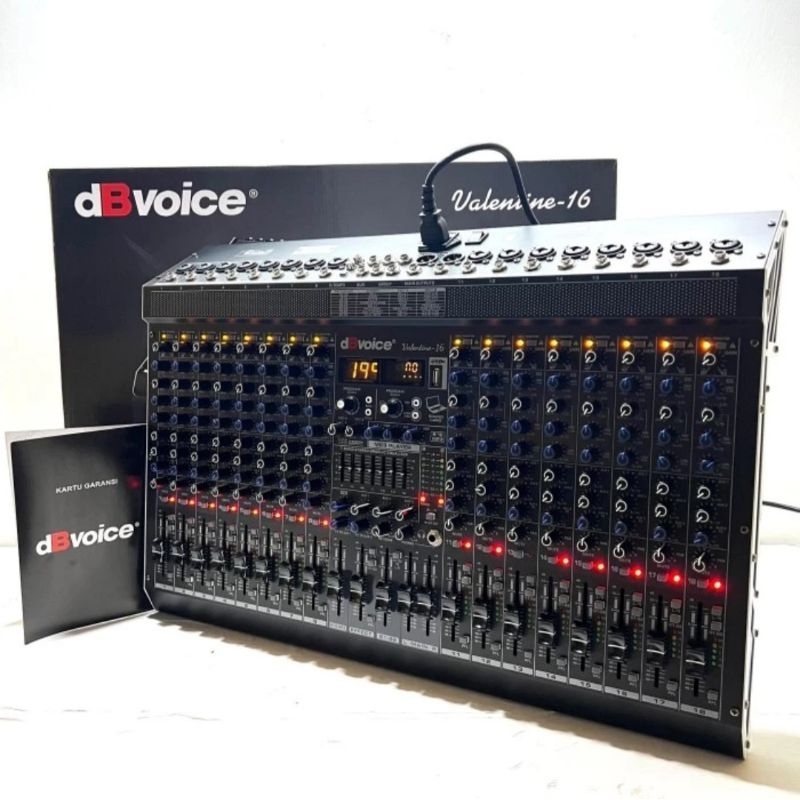 Jual Audio Mixer dB Voice Valentine 16 16 Channel dBvoice original ...