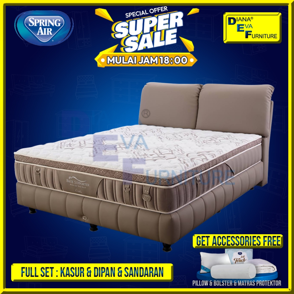 Jual Spring Air Ortho Set Kasur Springbed | Shopee Indonesia