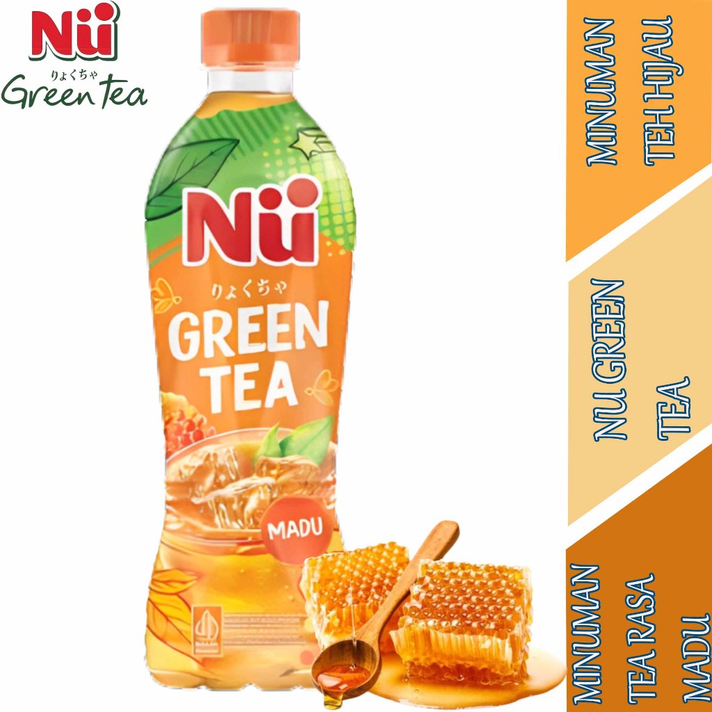 Jual Minuman Tea Rasa Madu - Nu Green Tea - Minuman Teh Hijau - 450ml ...