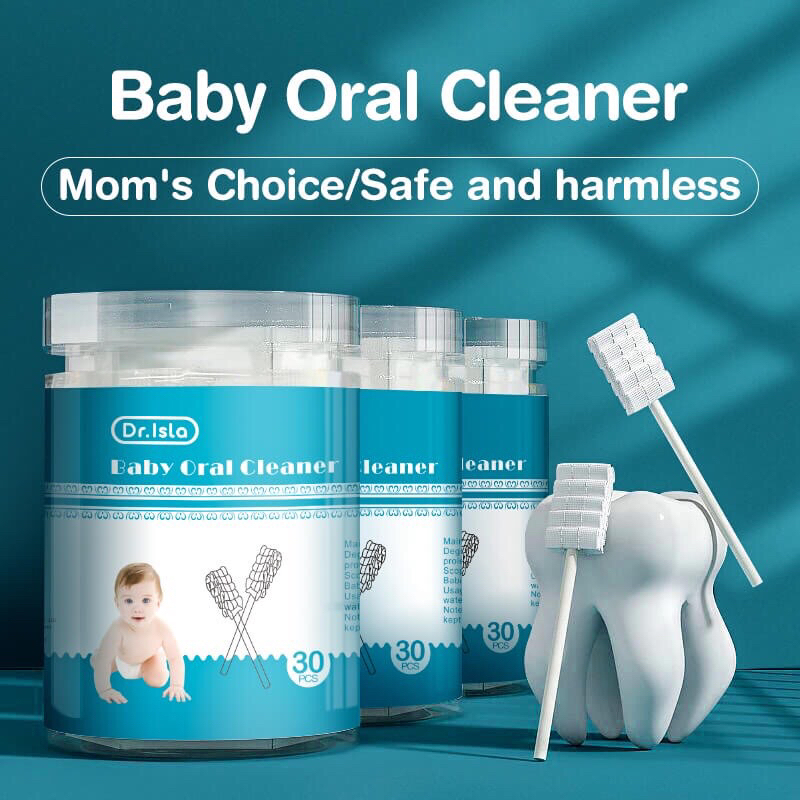 Jual DR.ISLA BABY IRAL CARE pembersih lidah dan mulut bayi isi 30pcs ...