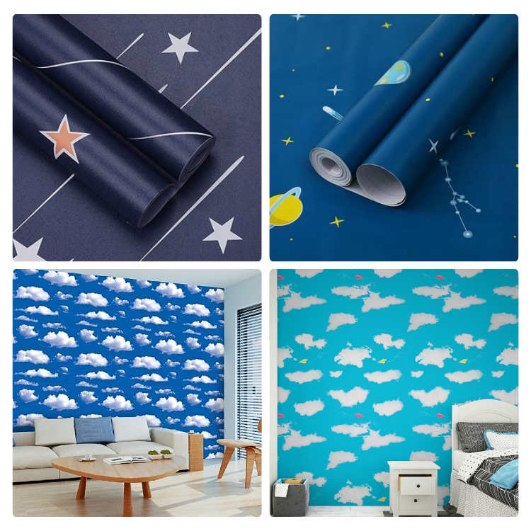 Jual Stiker Walpaper Langit Wallpaper Sticker Dinding Kamar Tidur ...