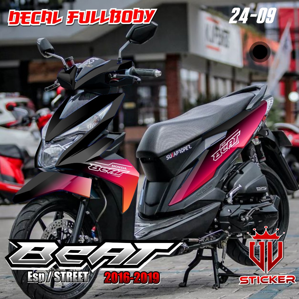 Jual Sticker Decal Full Body Honda Beat Esp Street 2016 2017 2018 2019 ...