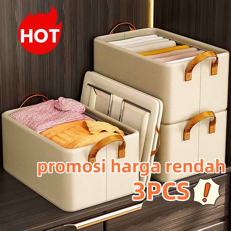 Jual 【pengiriman cepat】Kotak Penyimpanan Lipat Organizer Box Kationik ...