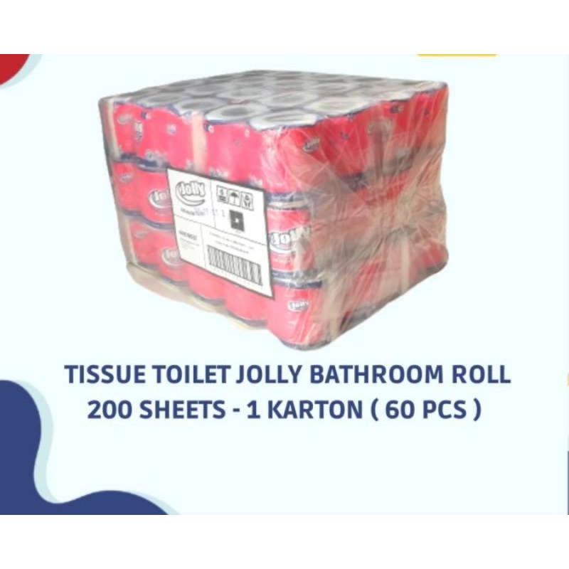 Jual TISSUE JOLLY TOILET ROLL 1 BALL ISI 60 PCS | Shopee Indonesia