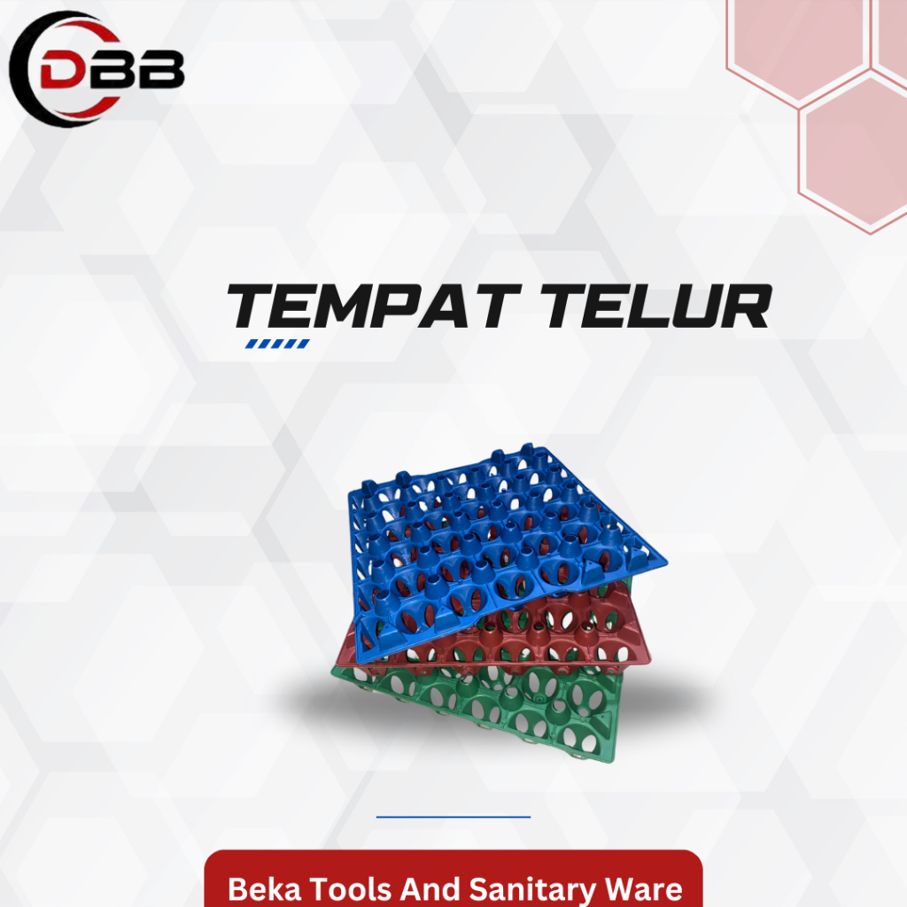 Jual Tempat telur PLASTIK /Egg tray PLASTIK ISI 30 butir - Biru - Merah ...