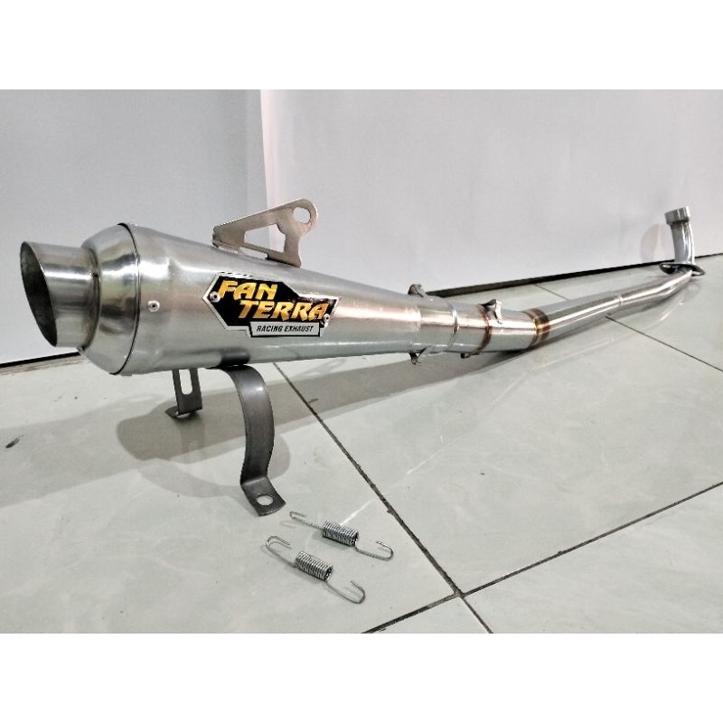 Jual knalpot racing fanterra Supra Vega Jupiter karisma Revo smash shogun cripton Kaze r Astrea ...