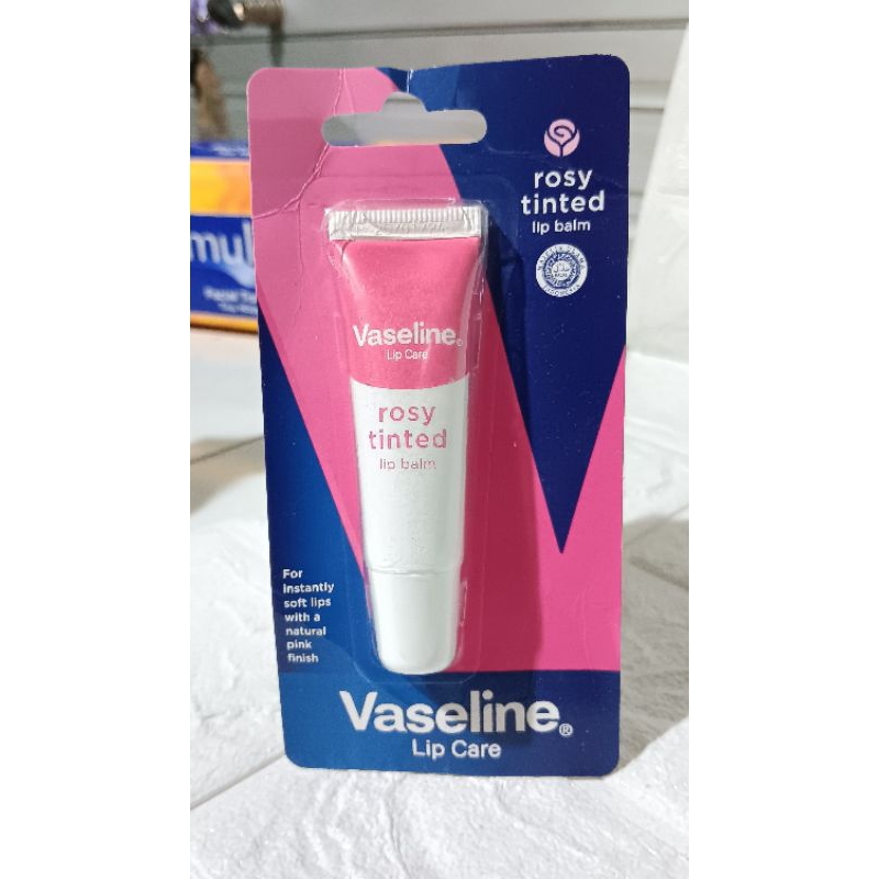 Jual VASELINE LIP CARE ROSY TINTED LIP BALM | Shopee Indonesia