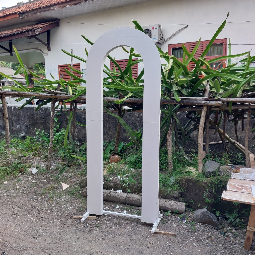 Jual Backdrop Triplek GAPURA dekorasi. Panel backdrop. Gebyok pelaminan ...