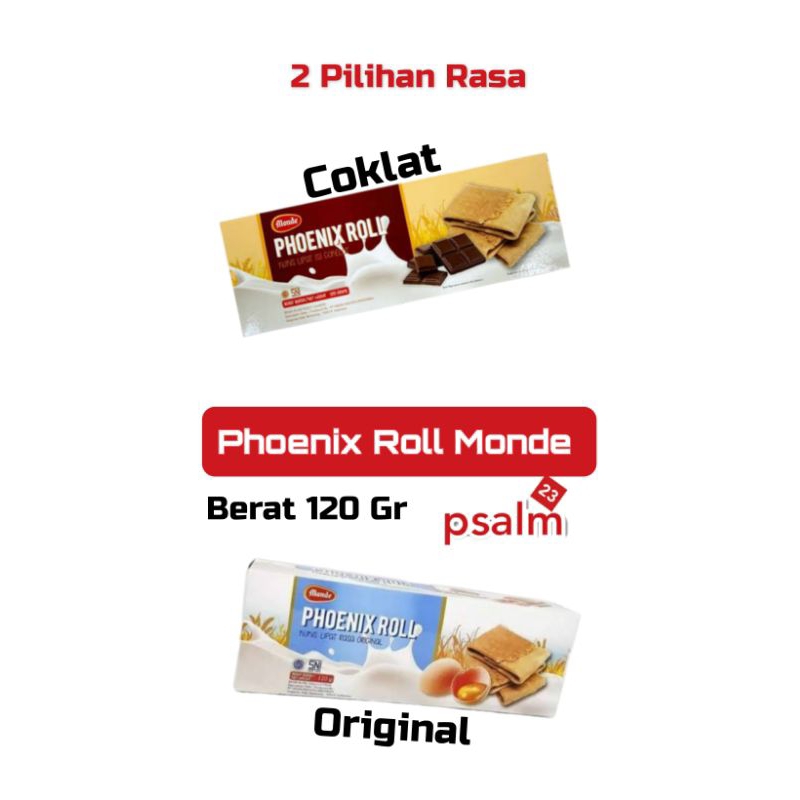 Jual MONDE PHOENIX ROLL RASA ORIGINAL N COKLAT | Shopee Indonesia